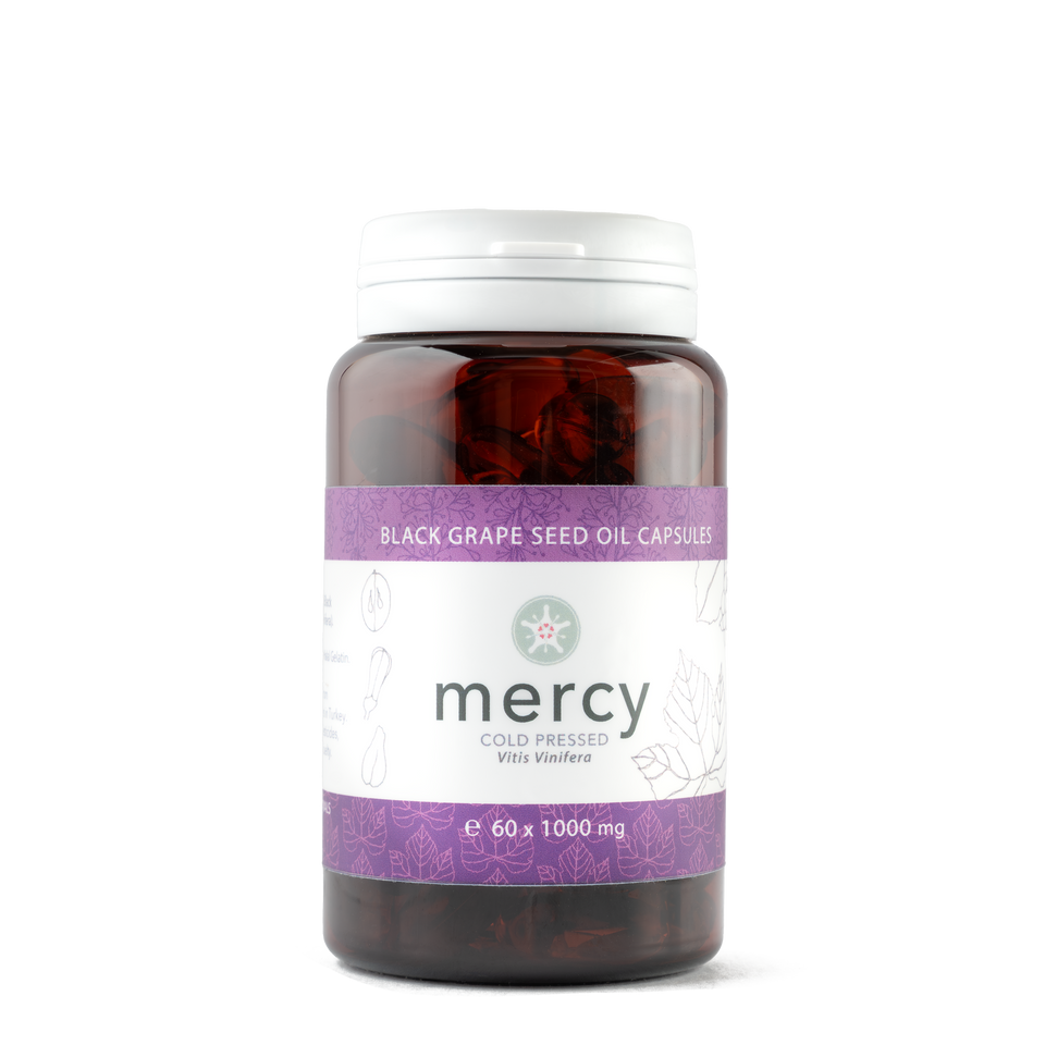 Organic Black Grape Seed Oil Capsules – mercy oil